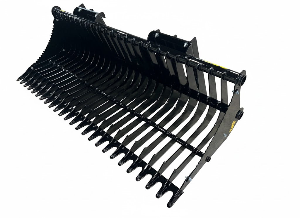 Compact Tractor Rock Bucket Attachment – Sifting Rocks and Debris with ...