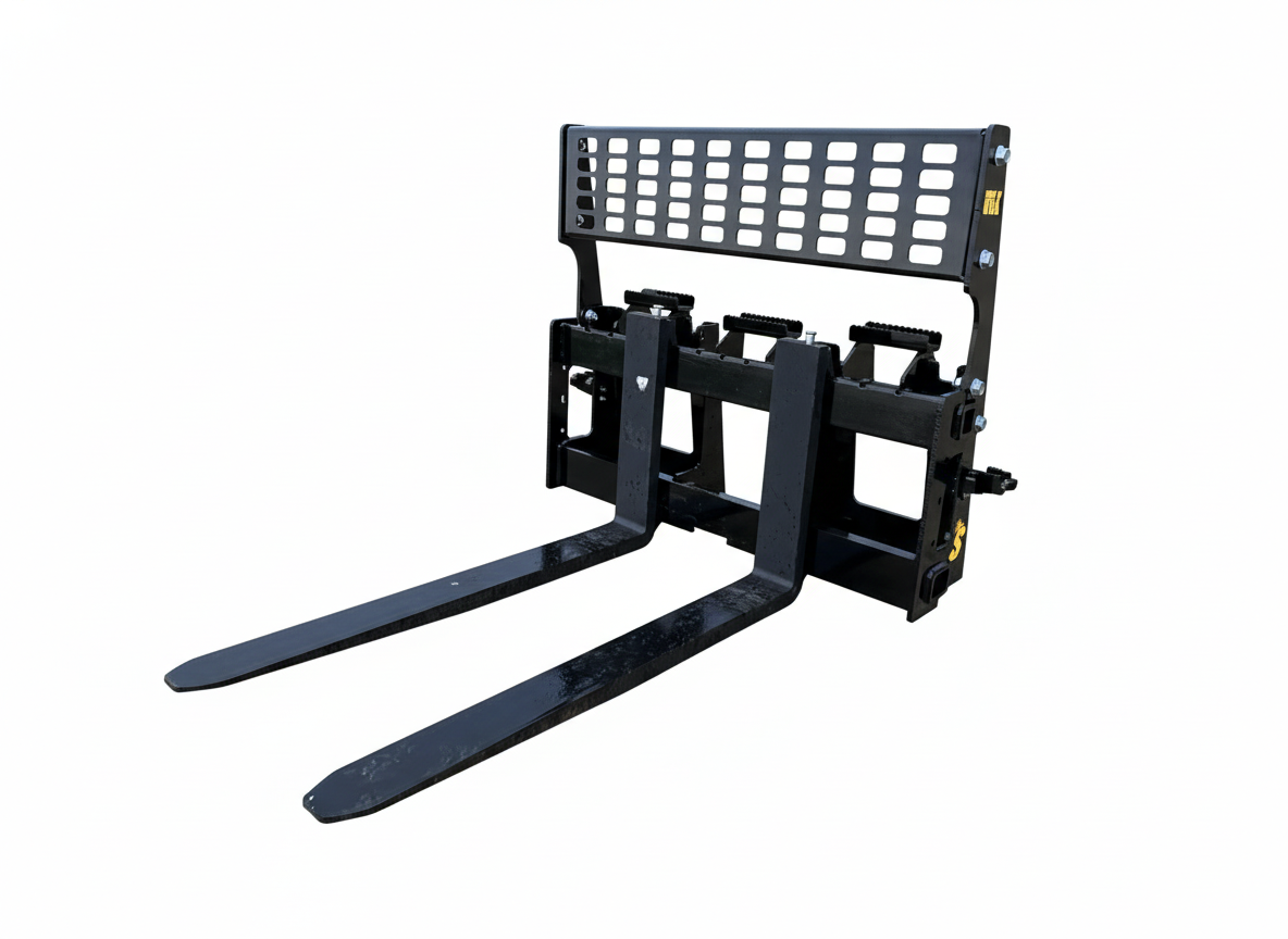 Tractor Pallet Forks Attachment – Solid Back Frame | Heavy-Duty ...